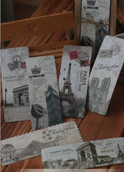 Bookmarks with famous buildings,SG127,SG Sourcing INC